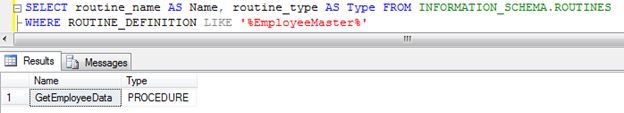 Determine Object Dependencies in SQL Server