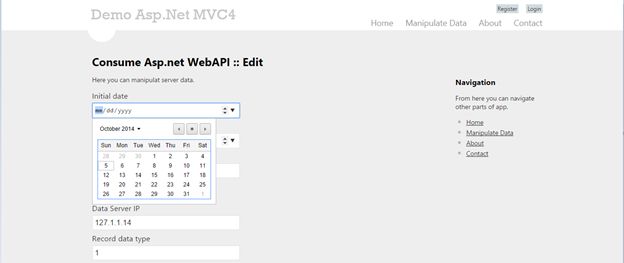 How to Consume ASP.Net WEB API From ASP.Net MVC4 Using RestSharp