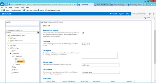 Manage Navigation in SharePoint 2013