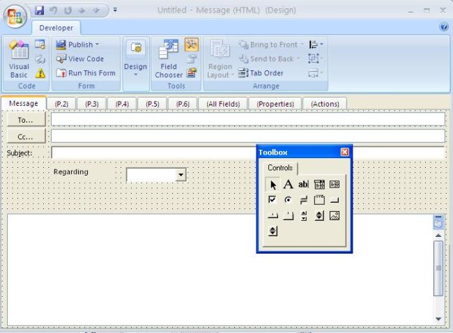 Outlook Custom Forms An Introduction In Vbnet