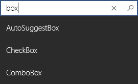AutoSuggestBox Control In Universal Apps