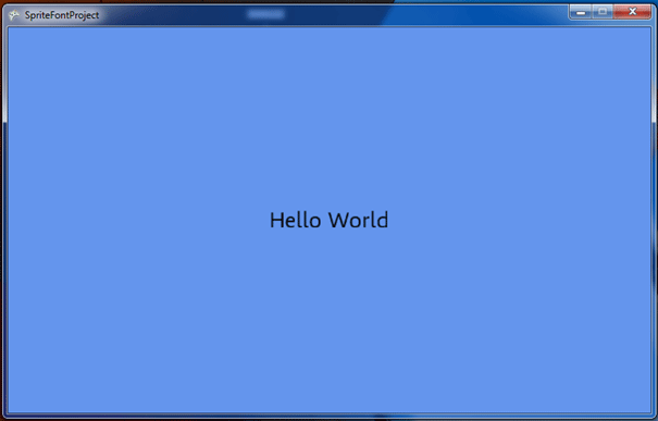 How to use SpriteFont in XNA