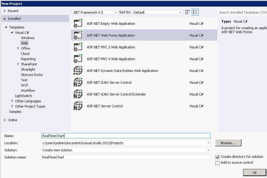 Real Time Chart Using SignalR and Chart.js