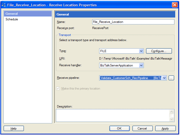 Validating Messages using Pipelines in BizTalk Server Validating Messages using Pipelines in BizTalk Server