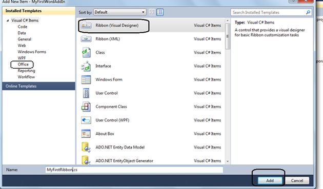 How To Create Add Ins Using Vsto In Ms Word