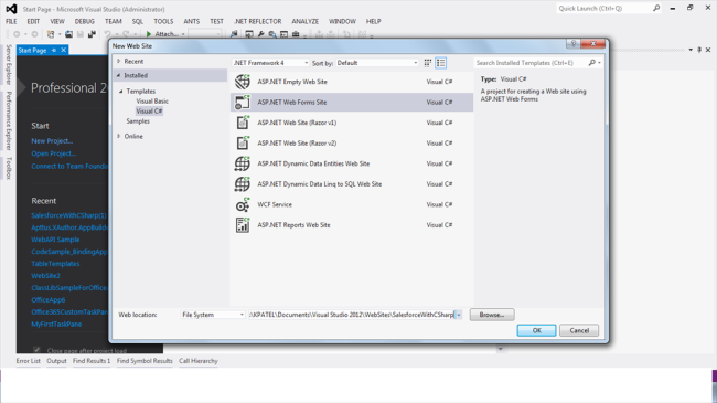How to Connect Salesforce API With C#