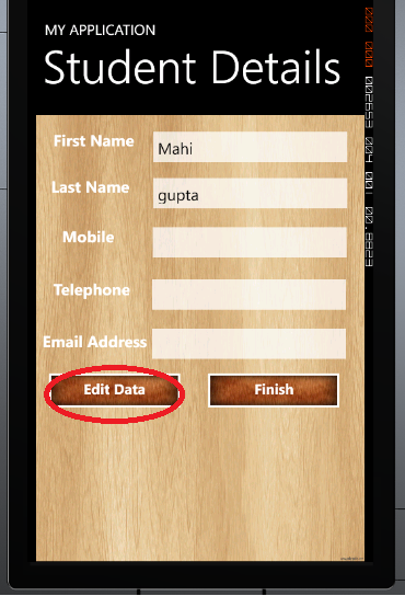 Working With Listbox In Windows Phone Edit Data In The Listbox Part 2