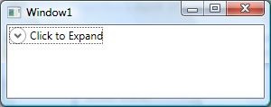 Working with WPF Expander Control using C# and XAML