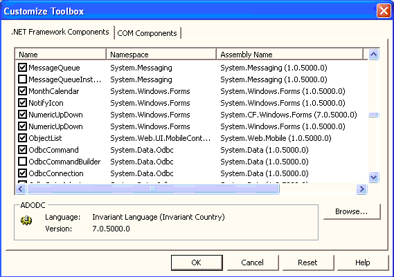 Working with the ODBC .NET Data Provider Working with the ODBC .NET Data Provider