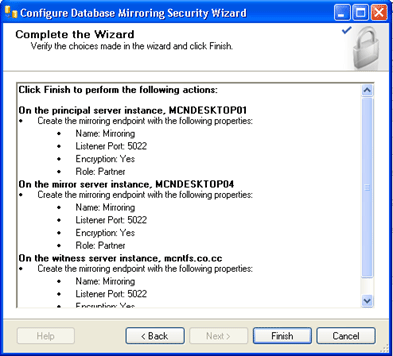 SQL Server Database Mirroring: Part 3