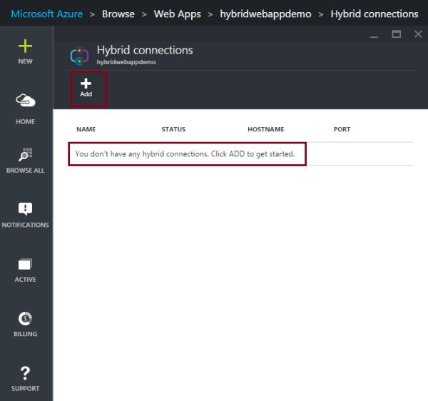 Accessing on Premise SQL Server Database From Azure Web App Using Azure ...