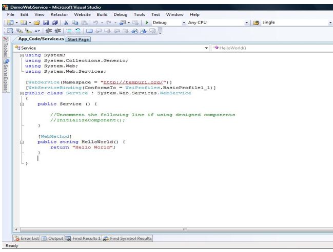 Understanding Web Services in C# 2.0