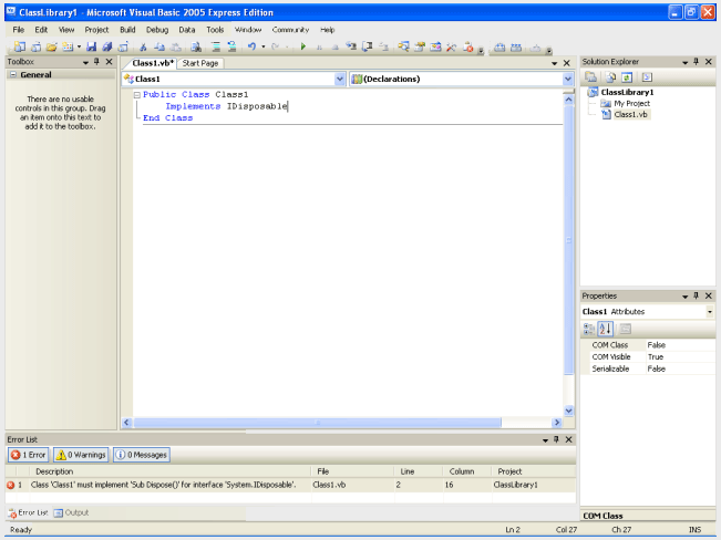 Create And Export Custom Classes As Reusable Templates In Vb Net 1013
