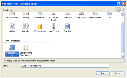 Create And Export Custom Classes As Reusable Templates In Vb Net 0997