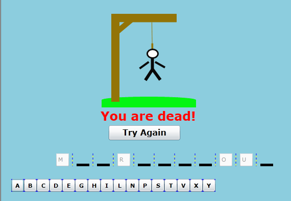 Hangman game in Silverlight