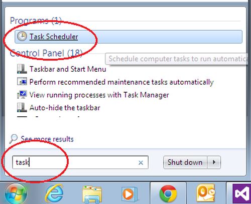 How to Create a task in Task Scheduler in Windows