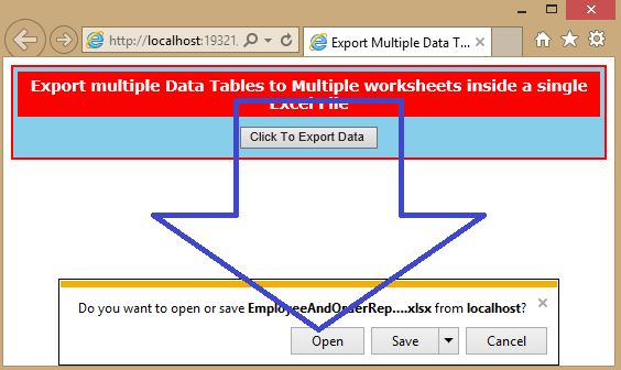 How to Export Multiple Data Tables to Multiple Worksheets Inside a ...