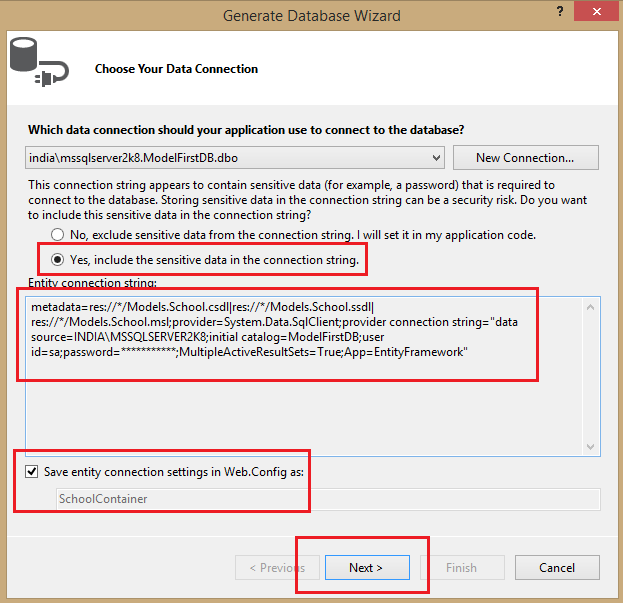 Model First Approach In Mvc Using Entity Framework