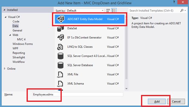 Mvc 4 Showing Records In Dropdown List And Gridview Format 8378