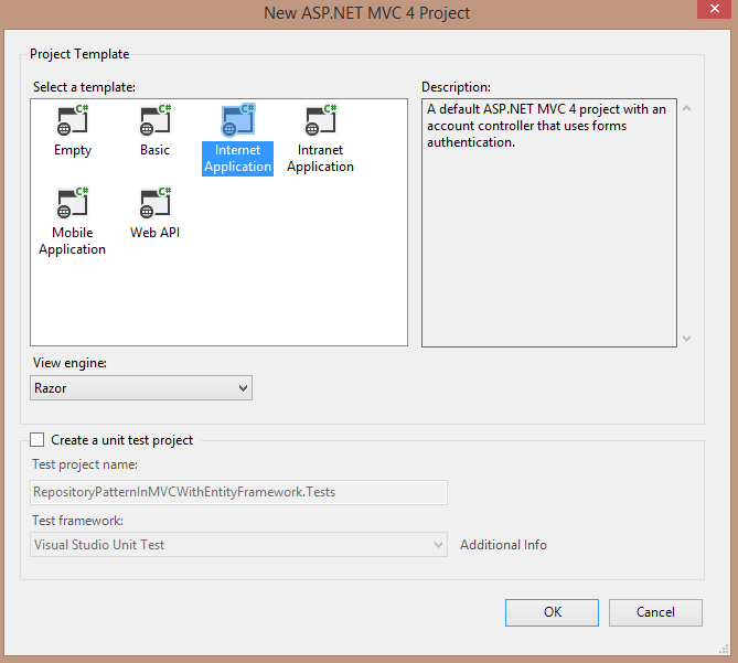 Repository Pattern In Mvc Application Using Entity Framework