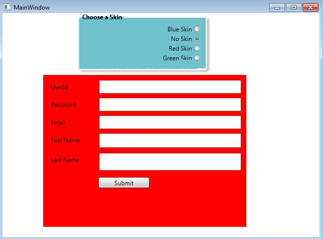 How to load Skins dynamically in WPF