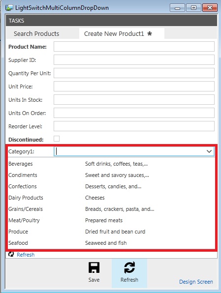 Load Multiple Columns in Auto Complete Dropdown in LightSwitch 2012