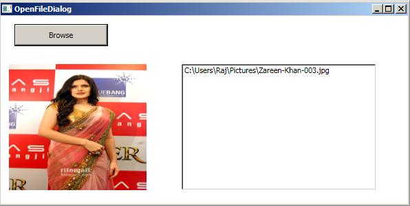 WPF OpenFileDialog WPF OpenFileDialog