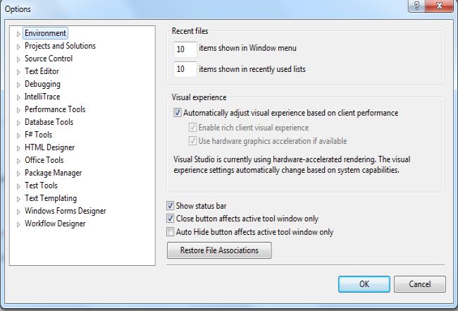 Display Line Numbers in Visual Studio 2010 Editor Display Line Numbers in Visual Studio 2010 Editor