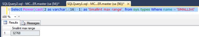 Maximum Limit Value For Integer Data Type In Sql Server 2012