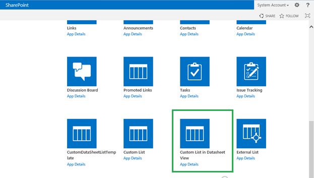 SharePoint 2013: Create Custom List Template and Set Default View To ...
