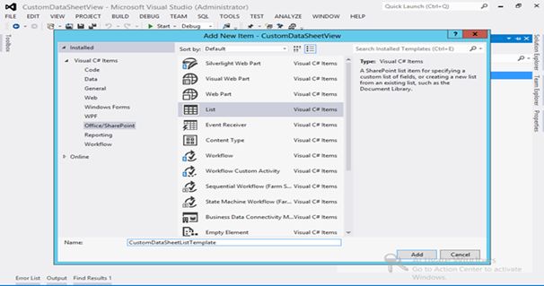 SharePoint 2013: Create Custom List Template and Set Default View To ...
