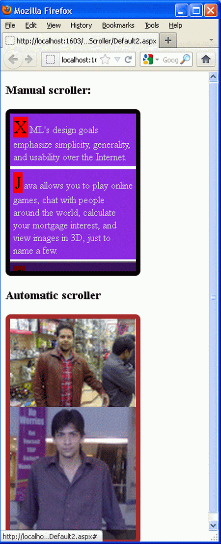 Automatic and Manual Image Scroller Using jQuery