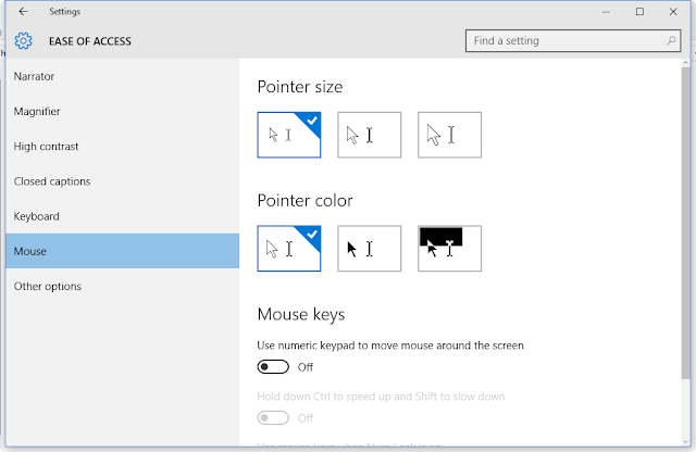 Customizing Mouse Pointer In Windows 10 Customizing Mouse Pointer In Windows 10