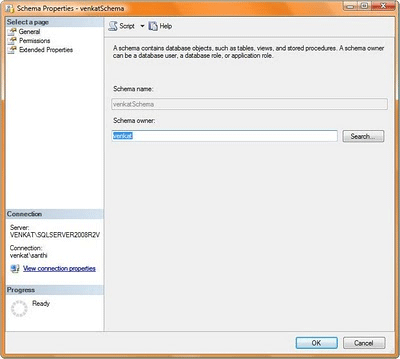 Schemas in SQL Server
