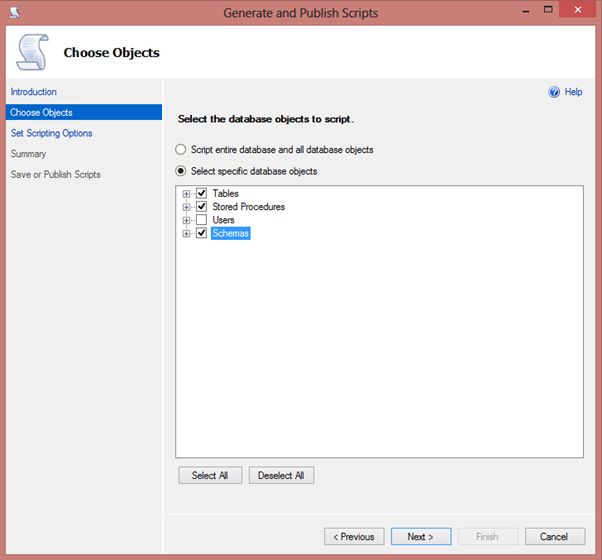 Generate And Publish Sql Database Scripts