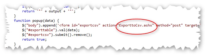 Gridview Filtering Sorting Paging And Export To Csv Using Jquery