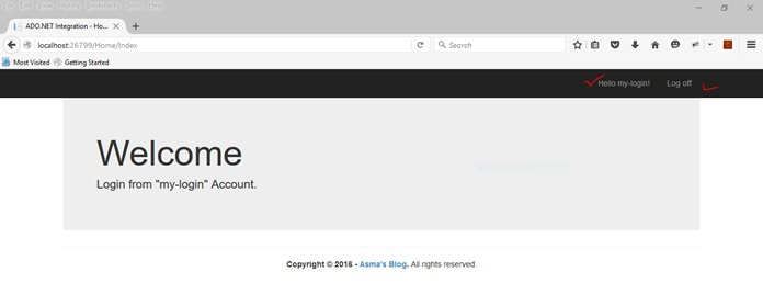 ASP.NET MVC 5: Integrating Existing Database With Login Using ADO.NET ...