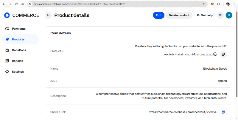 Accept Crypto Payments with Coinbase Commerce & OnchainKit