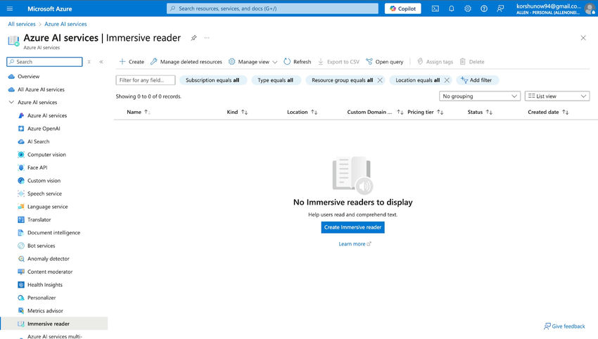 Accessibility with Azure AI Immersive Reader