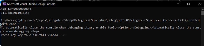 Action And Func Delegates In C#