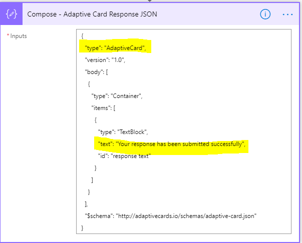Actionable Outlook Message Using Adaptive Card Connected To Sharepoint Using Power Automate