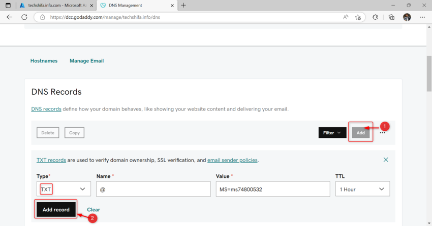 Add And Verify Your Custom Domain In Azure Active Directory