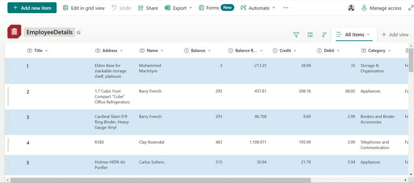 Add Data Bars UI in SharePoint List Column Formatting in SharePoint List