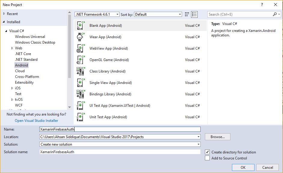 Add Email Authentication To Xamarinandroid App Using Firebase Part One 1849