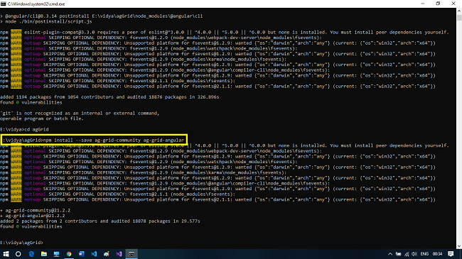 Adding Ag-Grid and Enable Sorting and Filtering Adding Ag-Grid and Enable Sorting and Filtering