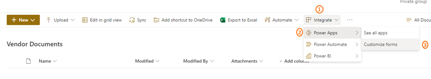 Adding Attachments In SharePoint Document Library Using Power Apps List ...
