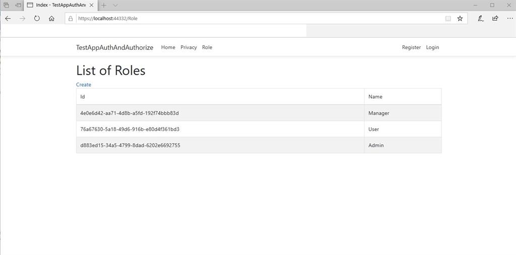 Adding Role Authorization to a ASP.NET MVC Core Application