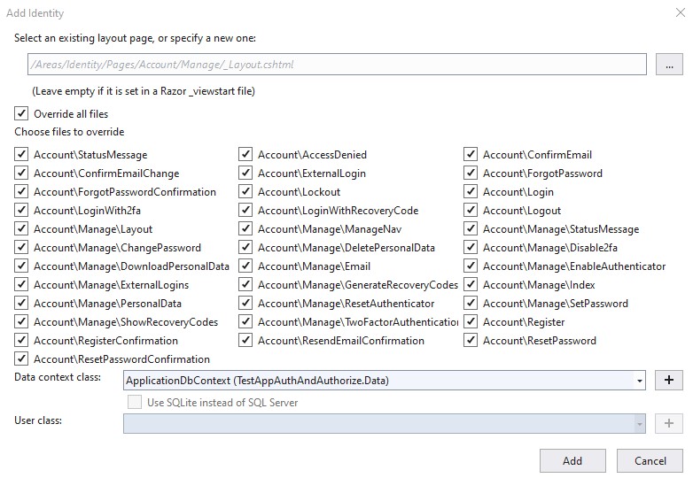 Adding Role Authorization to a ASP.NET MVC Core Application