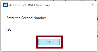 Adding Two Numbers With Arguments Using Uipath Studio