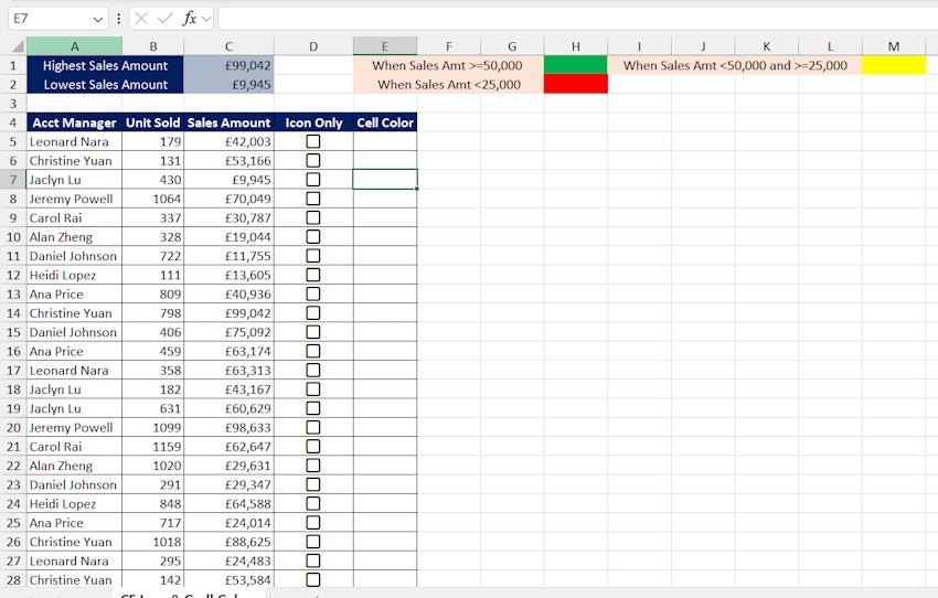 Advanced Conditional Formatting: Turn On & Off Cell Color with ... Advanced Conditional Formatting: Turn On & Off Cell Color with ...